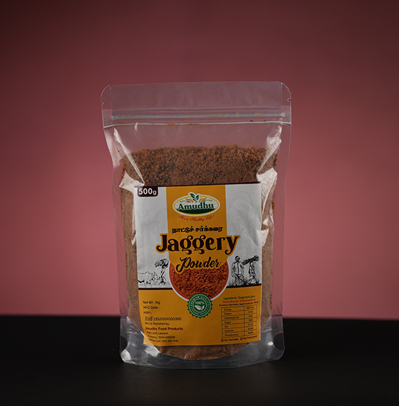 SUGAR CANE JAGGERY POWDER 500 GM - Amudhu Food Products